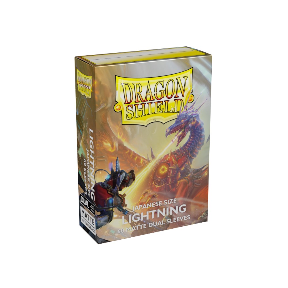 Dragon Shield Dual Matte – Lightning ‘Alila’ (60 ct.) - The Monkey Planet