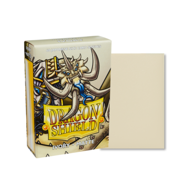 Dragon Shield Sleeves: Japanese- Matte Ivory (60 ct.) - The Monkey Planet